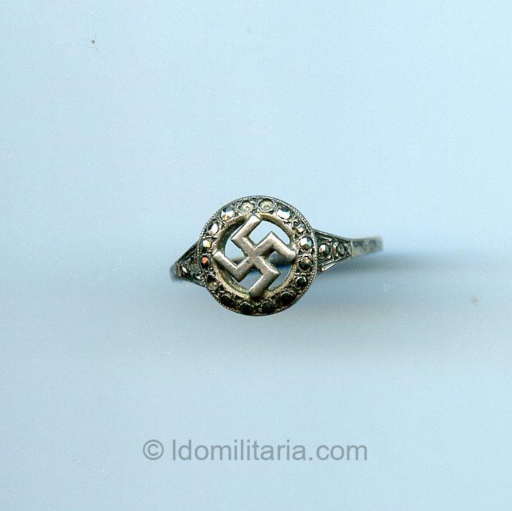 Period NSDAP Sympathie ring - LDO Militaria